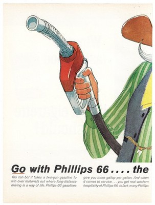 Arts And Craft Station Vintage Phillips 66 Gas Station Stickers - 50 ...