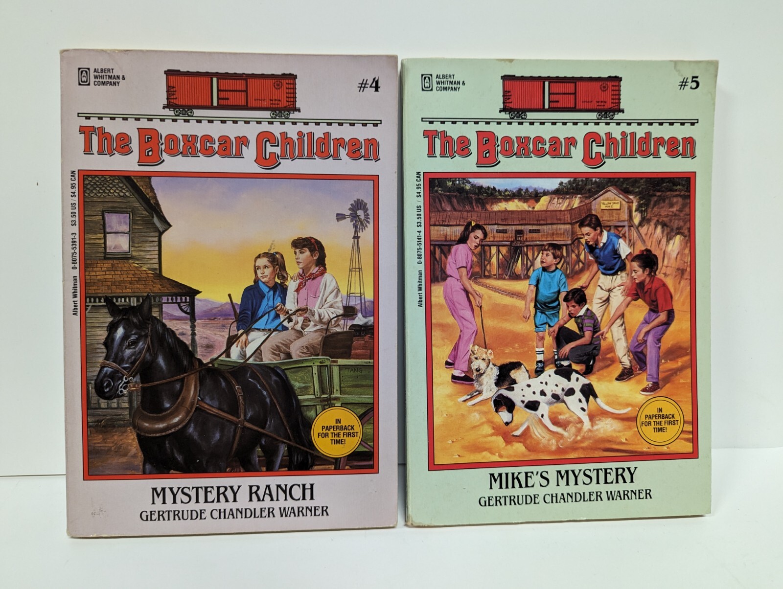 Lot of 10 Vintage Boxcar Children Books Series, Books 4,5,6,7,10,16,18 ...