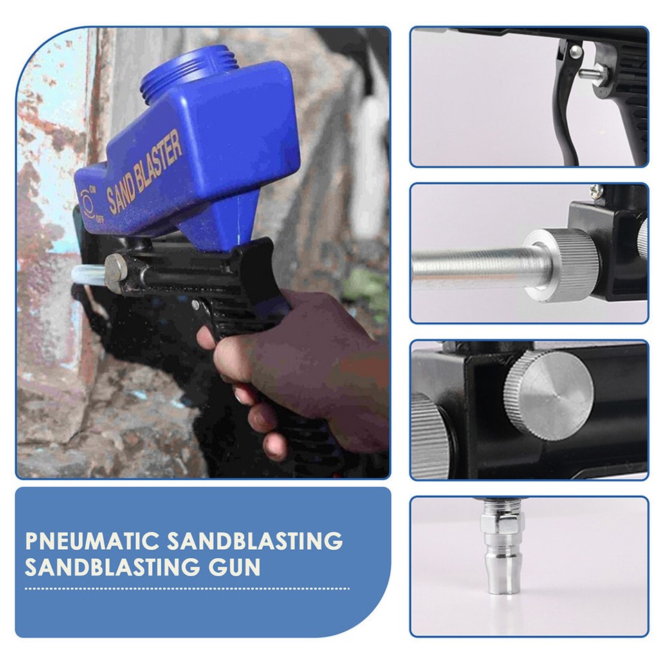 Gravity Feed Blaster, Sand Blaster, Professional Sandblasting Gun ...
