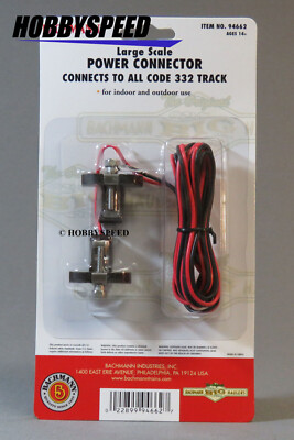BACHMANN POWER CONNECTOR LARGE G SCALE 332 track terminal (LGB 50160 ...