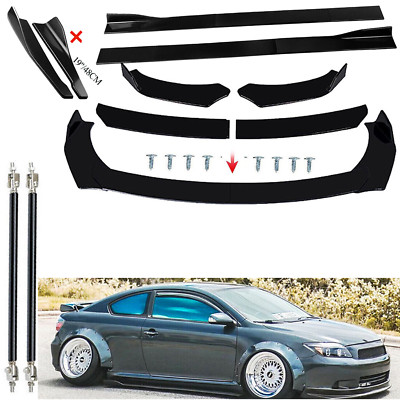 Front Bumper Rear Lip Splitter Spoiler Diffuser For Scion TC 2005-2016 ...