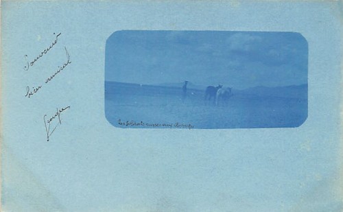 Greece - SALONIKA - Russian soldiers in the fields during World War One ...