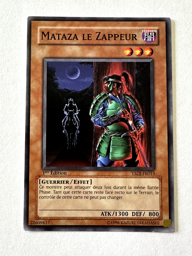 Carte Yu-Gi-Oh - JCC - Mataza Le Zappeur - YSDJ-FR013 | eBay