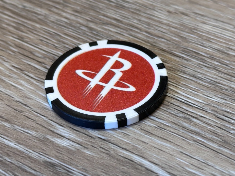 NBA HOUSTON ROCKETS SOUVENIR COLLECTIBLE POKER CHIP GOLF BALL MARKER | eBay
