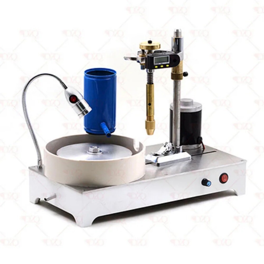 Stainless Steel Lapidary Machine 0-1800Rpm Faceted Gemstone Polishing ...