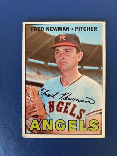 1967 Topps Baseball #451 FRED NEWMAN - Angels Baseball - Vintage Card ...