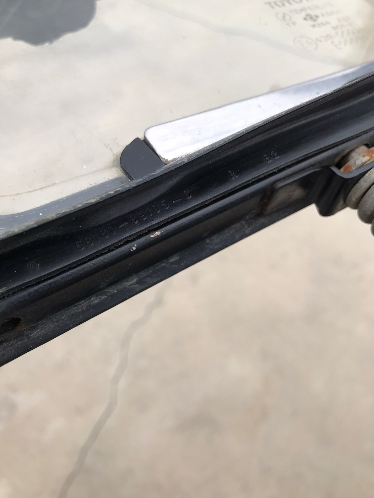 84-88 RH Toyota Pickup Truck 89 4Runner Right Side Door Vent Window ...