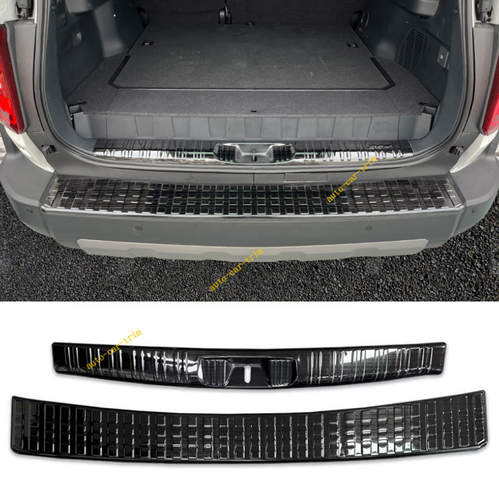 For 2024-25 Toyota Land Cruiser LC250 Black Rear Bumper Doorsill ...