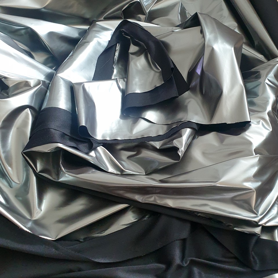 SHINY METALLIC PVC VINYL for DANCE GOTH DRESS CATSUIT CORSET BALLOONS ...