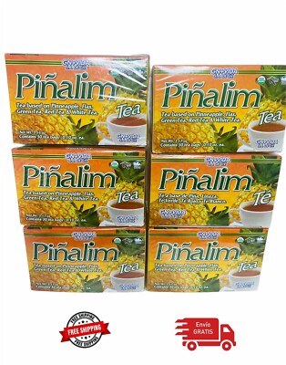 6 BOX PINALIM TEA GN+VIDA WEIGHT LOSS 180 BAGS / SUPLEMENTO HERBAL DIET ...