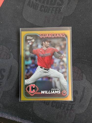 2024 Topps Gavin Williams Gold Foil Rookie - Cleveland Guardians | eBay