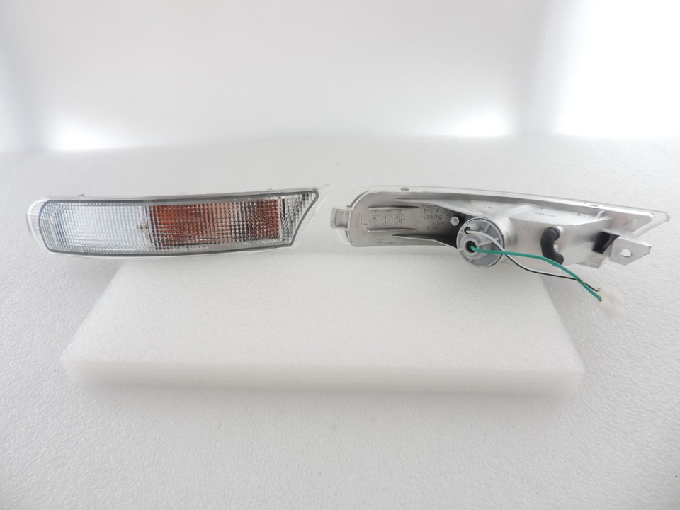 Clear Crystal Corner Indicator Signal Lights For Subaru Impreza GC8 GF8 ...