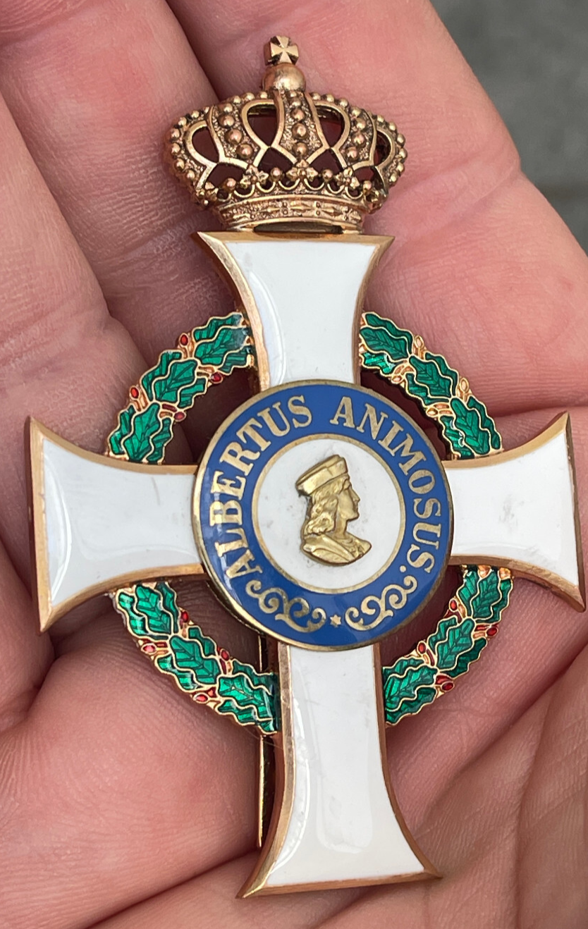 Albrechtsorden Offizierskreuz - Hersteller : Roesner - Orden von Sachsen | eBay