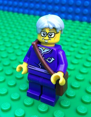 Lego Ninjago POSTMAN Post Man Mail Satchel Ninja Minifig Minifigure ...