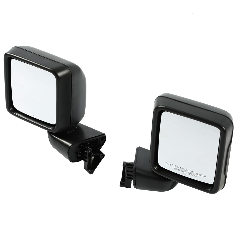 2018-2023 Jeep Wrangler JL Gladiator Exterior Manual Mirrors Pair ...