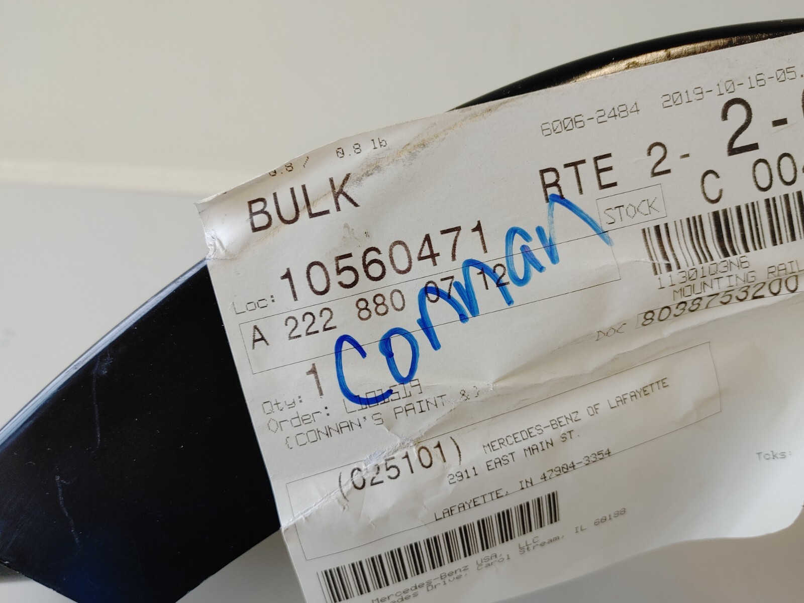 New Genuine OEM Mercedes-Benz Mounting Rail 2228800712 / 222-880-07-12 ...