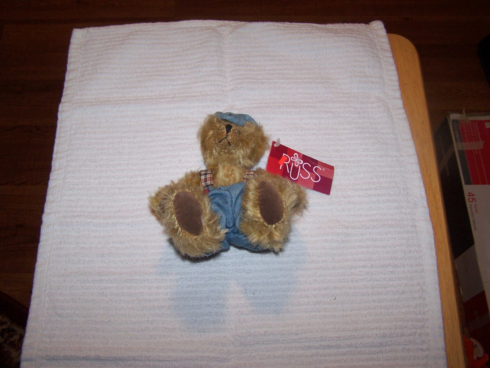 Russ Berrie plush Bears From the Past #101344"Jimbles" NEW, mohair ...