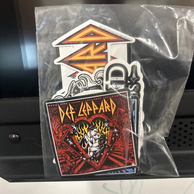 Def Leppard Concert Promotion Sticker Lot | eBay