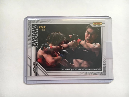 2022 PANINI UFC 275 INSTANT #54 ZHANG WEILI KO'S JEDRZEJCZYK 191 MADE🔥🔥 ...