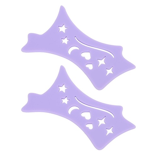 ¦2pcs Eyeshadow Stencil Template Silicone Models Template Shaping Tools ...
