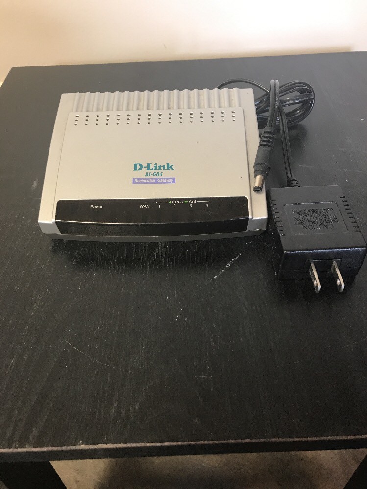 D-Link DI-604 4-Port 10/100 Wired Router (DI-607) for sale online | eBay