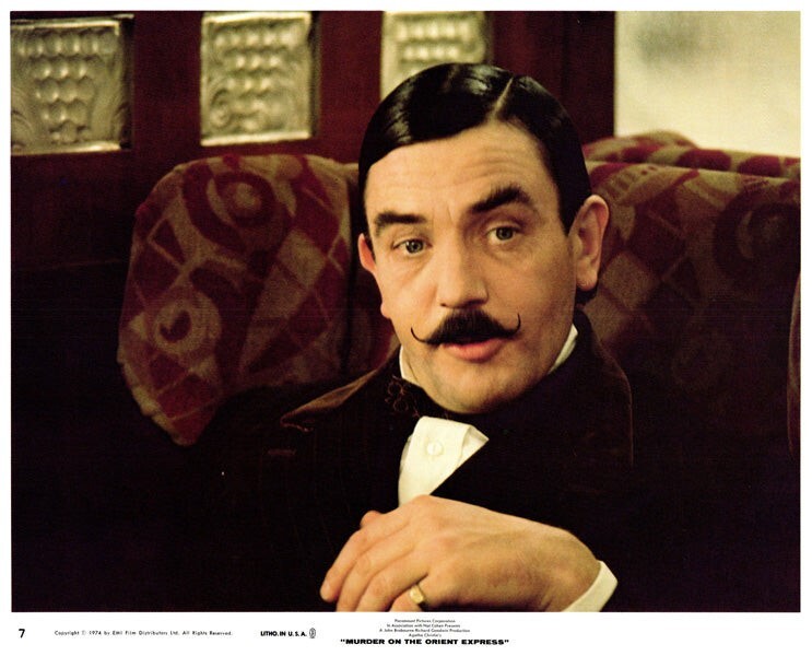 Murder on The Orient Express Original Lobby Card Albert Finney as ...