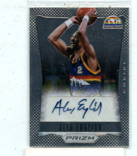 ALEX ENGLISH 2012-13 Panini Prizm Autographs Auto Autograph #8 Denver ...