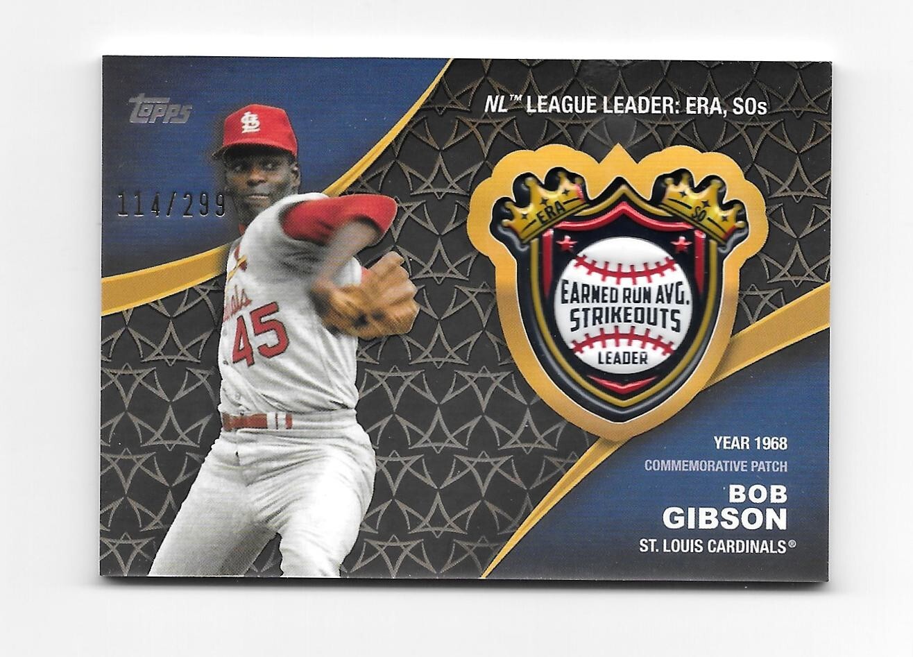 2023 Topps Series 2 Bob Gibson BLACK Crowning Achievements ...