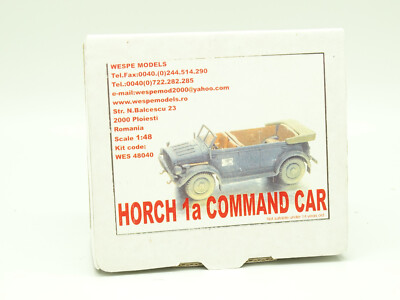 Wespe Models Kit 1/48 Militaire Army - Horch 1A Command Car | eBay
