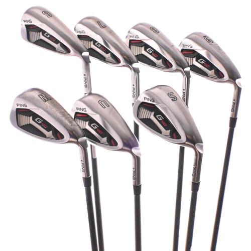 Ping G410 (Green Dot) Iron Set 6-PW,UW,SW Alta CB Senior Flex Graphite RH | eBay