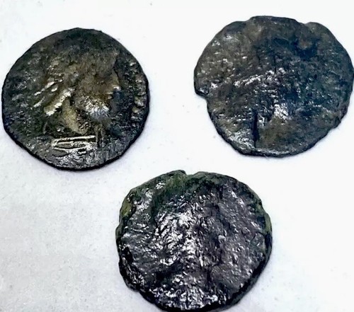 3 Small Genuine Ancient Roman Coins 260-360AD | eBay