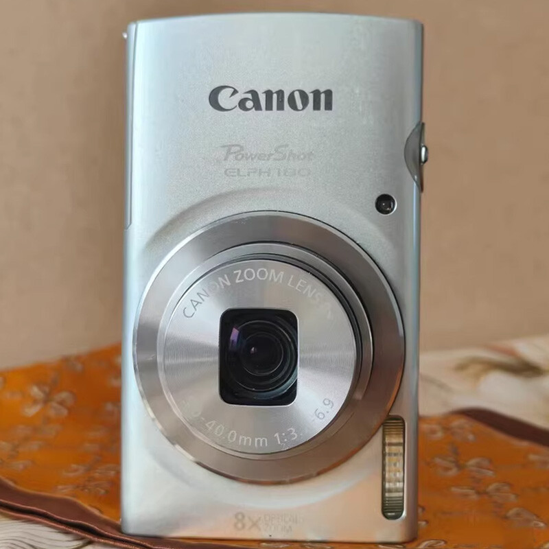 Canon PowerShot ELPH 180 20MP Digital Camera 8x Optical Zoom -SILVER | eBay