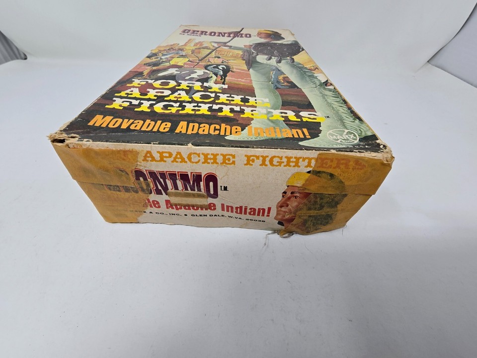 1970s MARX Geronimo FORT APACHE FIGHTER 12" Fighting Eagle ...