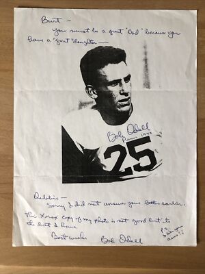 Bob Odell Hand signed Autograph 8x11 Photo University of Penn 1943 ...