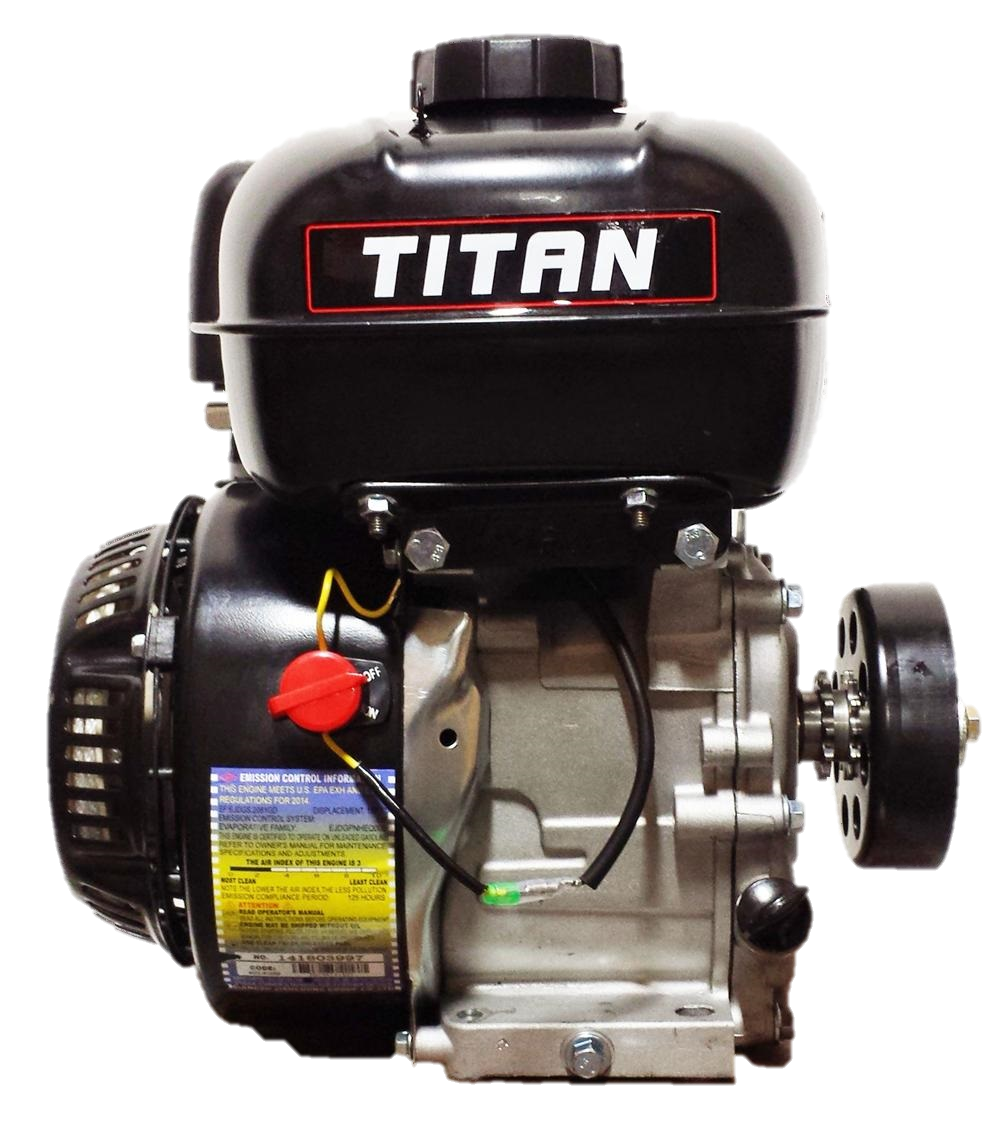 Titan 6.5hp 196cc Engine OHV, Go Kart, Mini Bike, with side-fill gas | eBay