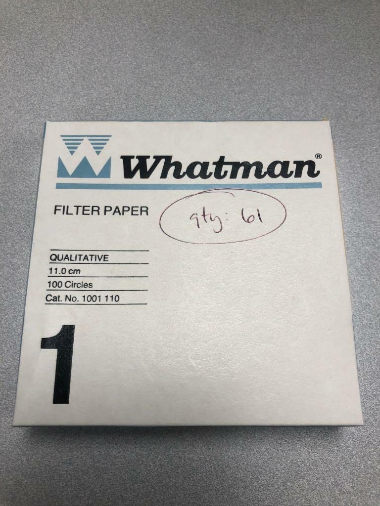 Whatman Qualitative Filter Paper 12.5 CM 123 Circles Cat No 1001 125 | eBay