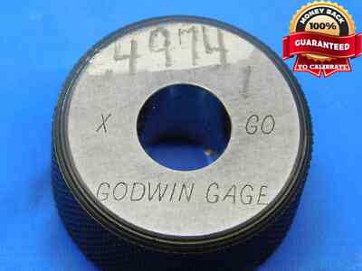 .4974 CLASS X MASTER PLAIN BORE RING GAGE .5000 -.0026 UNDERSIZE 1/2 12 ...