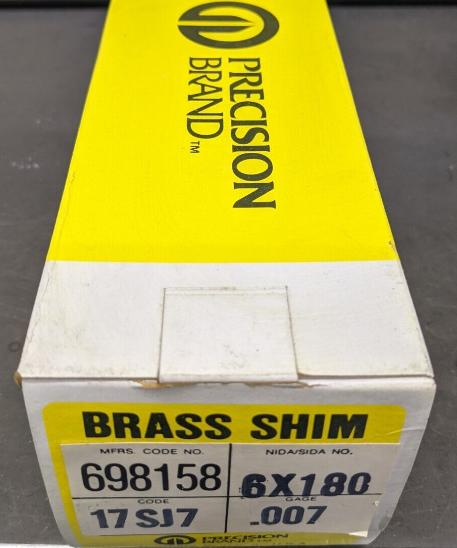 Precision Brass Shim Roll .007 Gauge 6" x 180" 698158 (17SJ7) USA | eBay