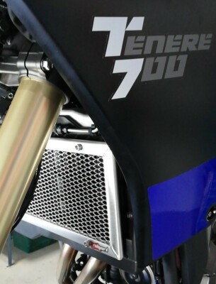 Yamaha T700 2019 - 2025 Tenere 700 Radiator Guard RAD GUARD - Polished ...