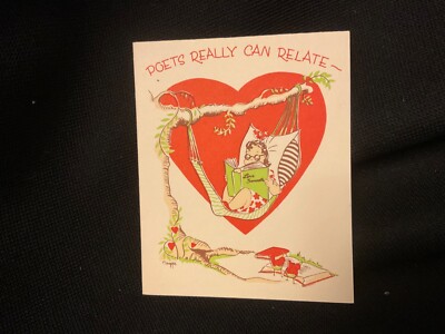 Vintage Poet Suggestive Valentine Card 1930s by: Maggie Treasure ...