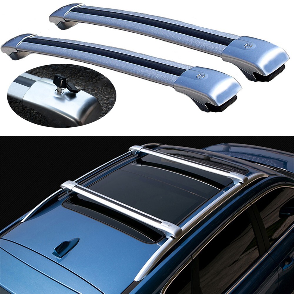 2Pcs Fits for KIA Sportage 2016-2021 Lockable Roof Rail Rack Cross Bars ...