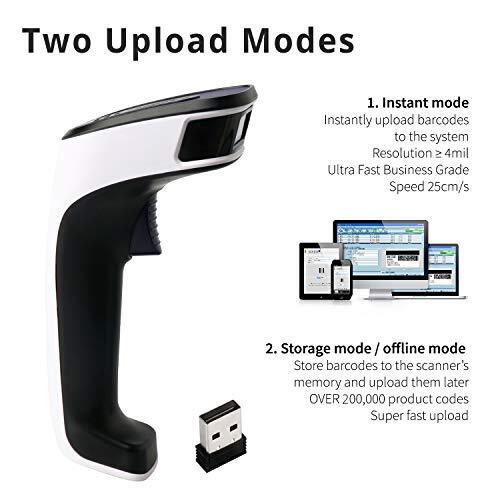 ScanAvenger Portable Wireless Bluetooth Barcode Scanner 3-in-1 Hand ...