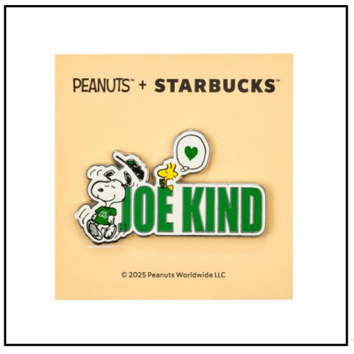Starbucks Korea 2025 Peanuts Joe Kind Pin | eBay