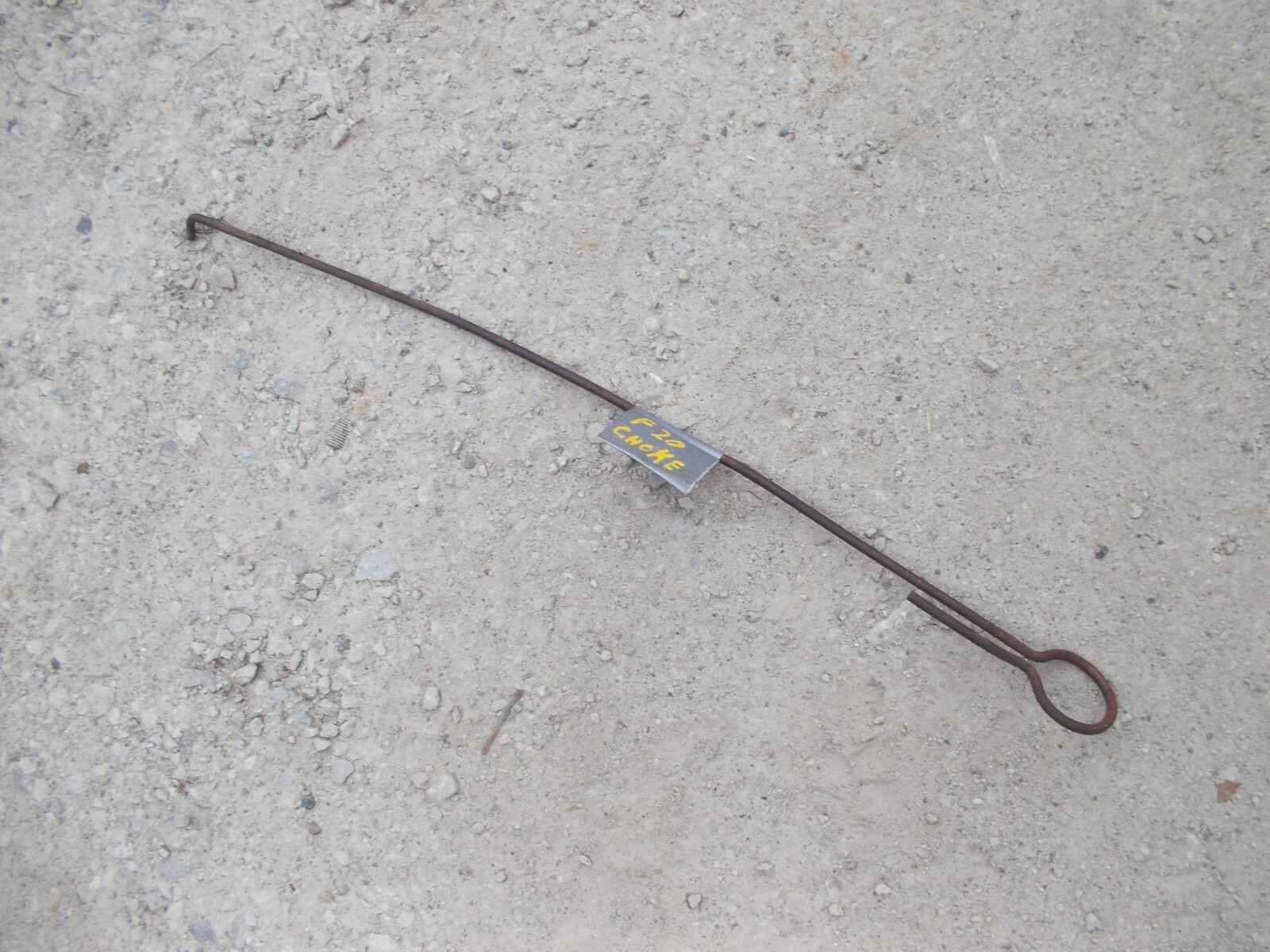 McCormick Farmall F20 IH tractor engine motor choke control lever rod ...