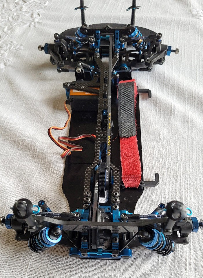 Team Associated TC7.1 Factory Team slider Aluminum & CF chassis, Savox ...