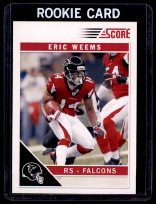 2011 Score Eric Weems 0980 Rookie Atlanta Falcons #12 | eBay