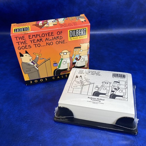 Vintage 2005 Unopened Factory Sealed Dilbert Desktop Desk Calendar ...