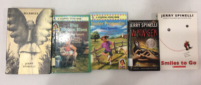 Lot of 5 Jerry Spinelli Books Milkweed, Tooter Tale, Wringer, Smiles To ...
