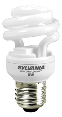 Bulb SYLVANIA E27 8W/45W Mini Linx Compact Spiro Lamp Spiral Hot | eBay