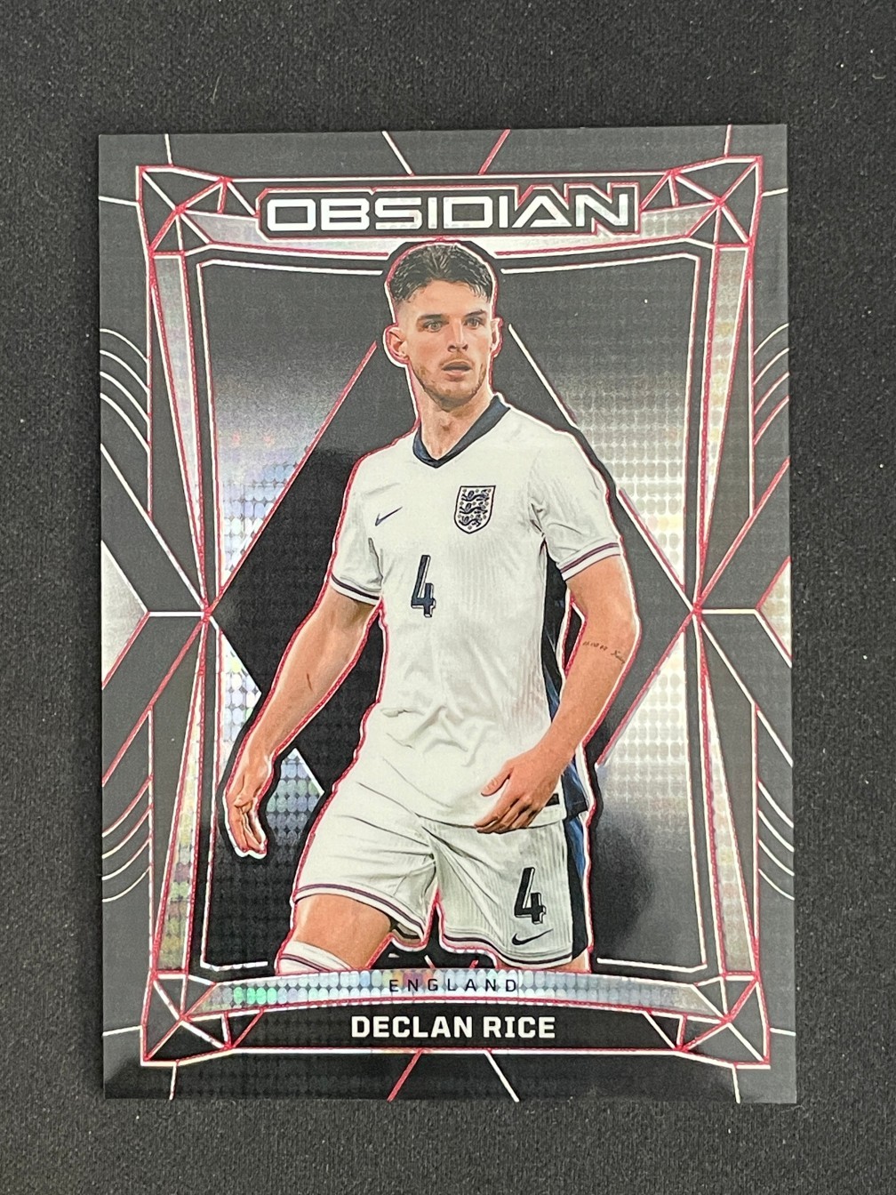 Declan Rice 2024 Obsidian #80 Electric Etch Orange /40 Price Guide ...